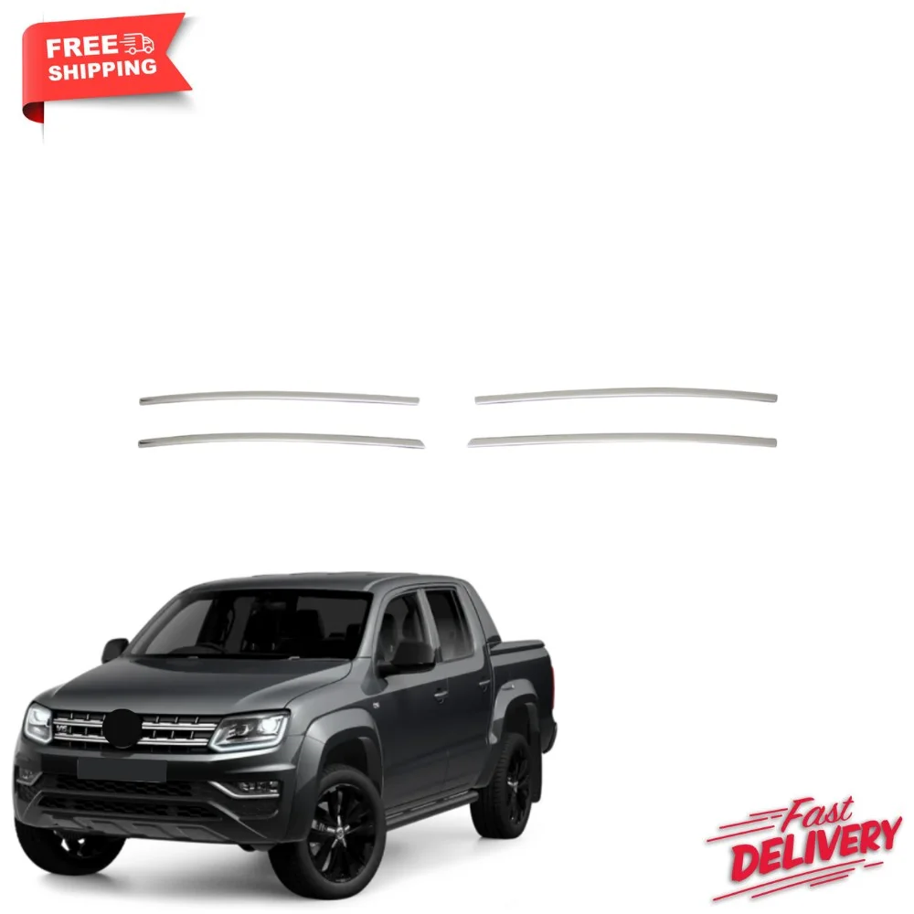 VW-Amarok-chrome-front-grille-4-PCs-Narrow-Model-2010-2016-stainless ...