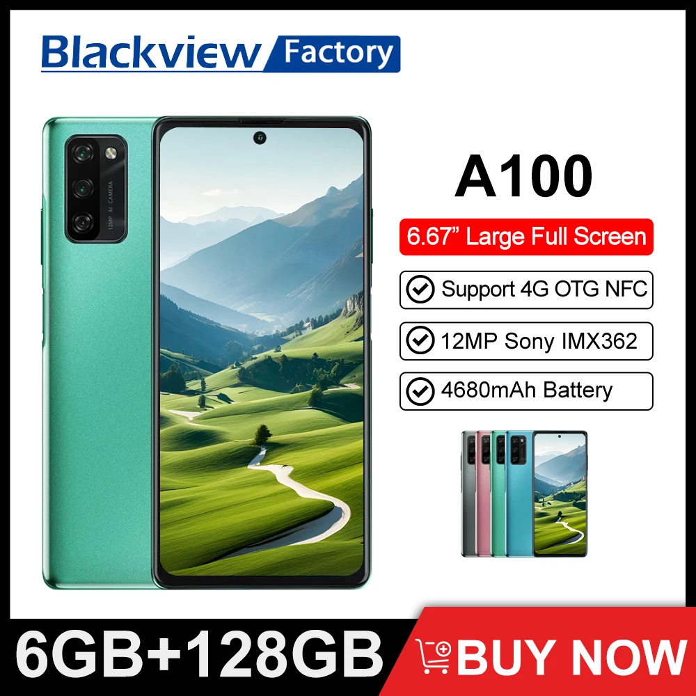Blackview-A100-Android-11-Smartphone-4G-LTE-6GB-128GB-4680mAh-NFC-6-67 ...