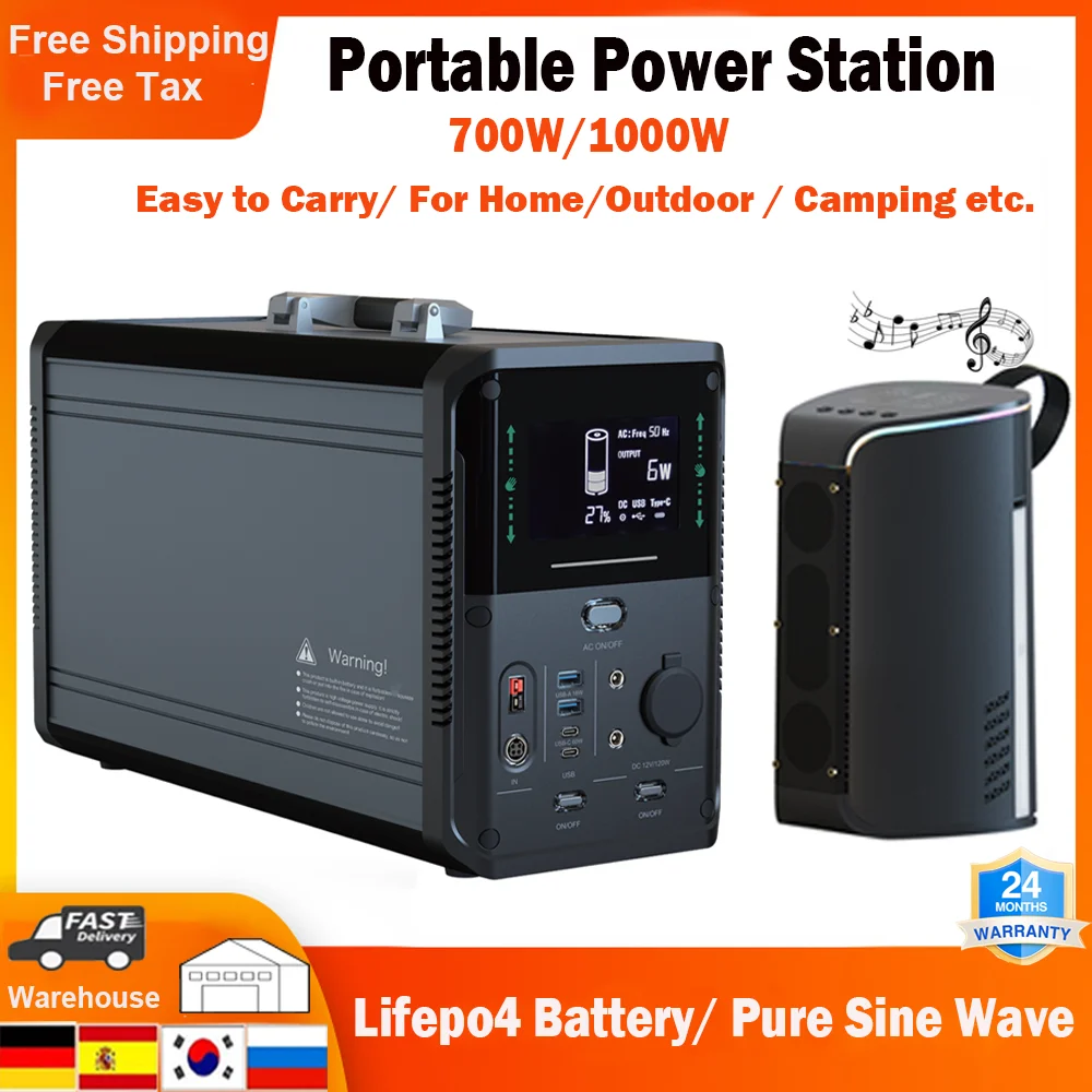 700W-1000W-Portable-Solar-Power-Station-Power-Bank-Easy-to-carry ...