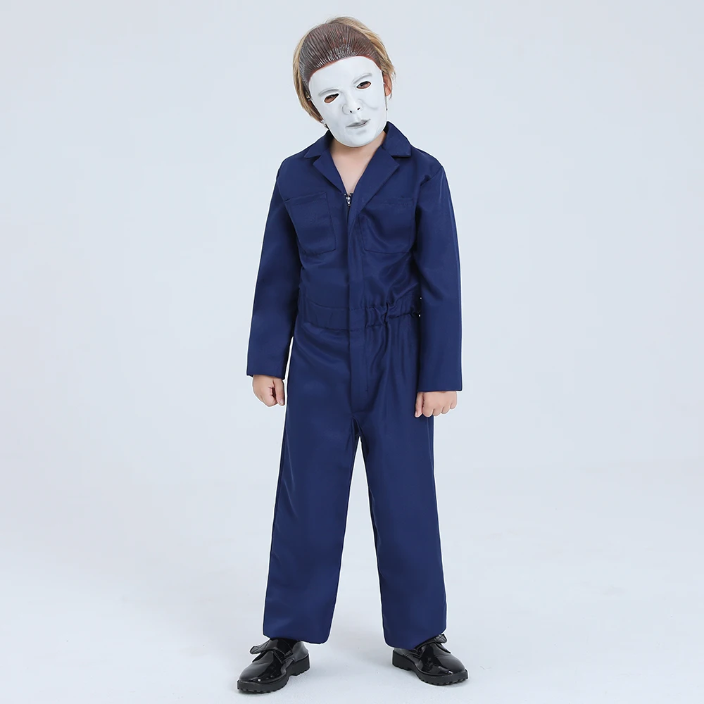 Halloween Michael Myers Scary Cosplay Costume For Boys - AllCosplay.com