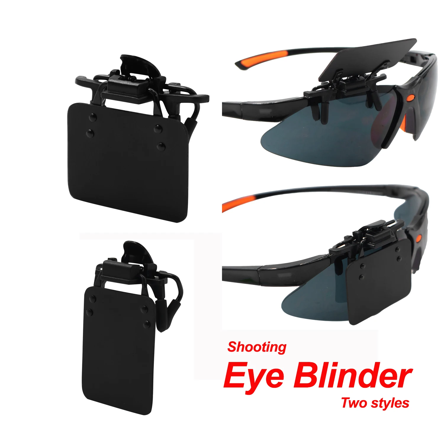 Occhiali da tiro Blinders Bende per occhi da tiro standard 180 ° Scudi ...