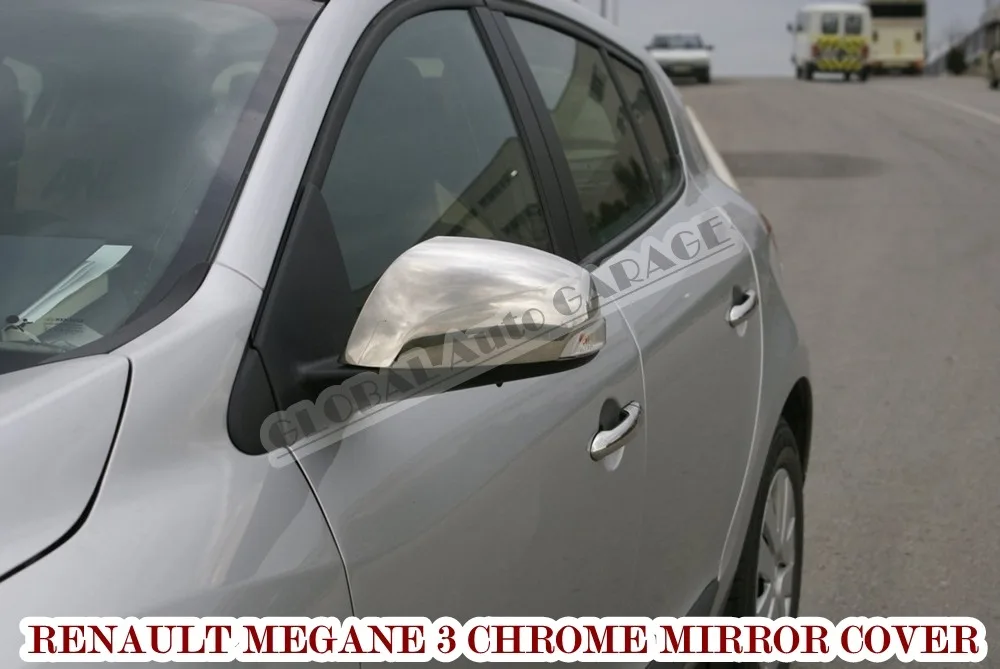 For-Renault-Megane-3-2010-2011-2012-2013-2014-2015-Chrome-Mirror-Cover ...