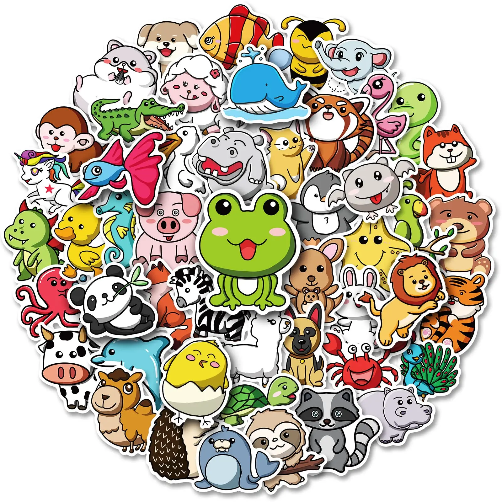 50pcs-Jungle-Zoo-Wild-Animal-Stickers-for-Kids-Boys-Girl-Baby-Shower ...