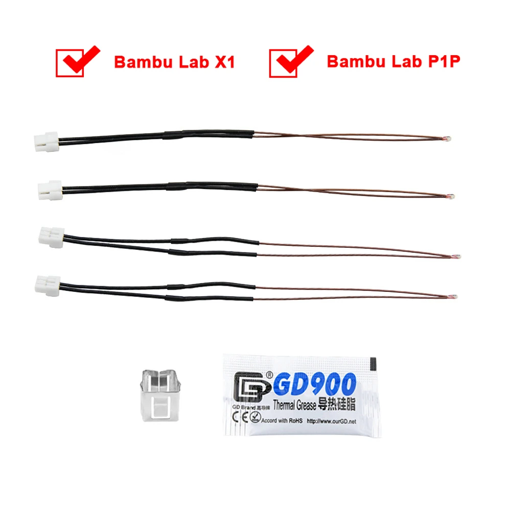 3D Printer Hotend Thermistor 10℃ 300℃ Highly Sensitive Temperature ...