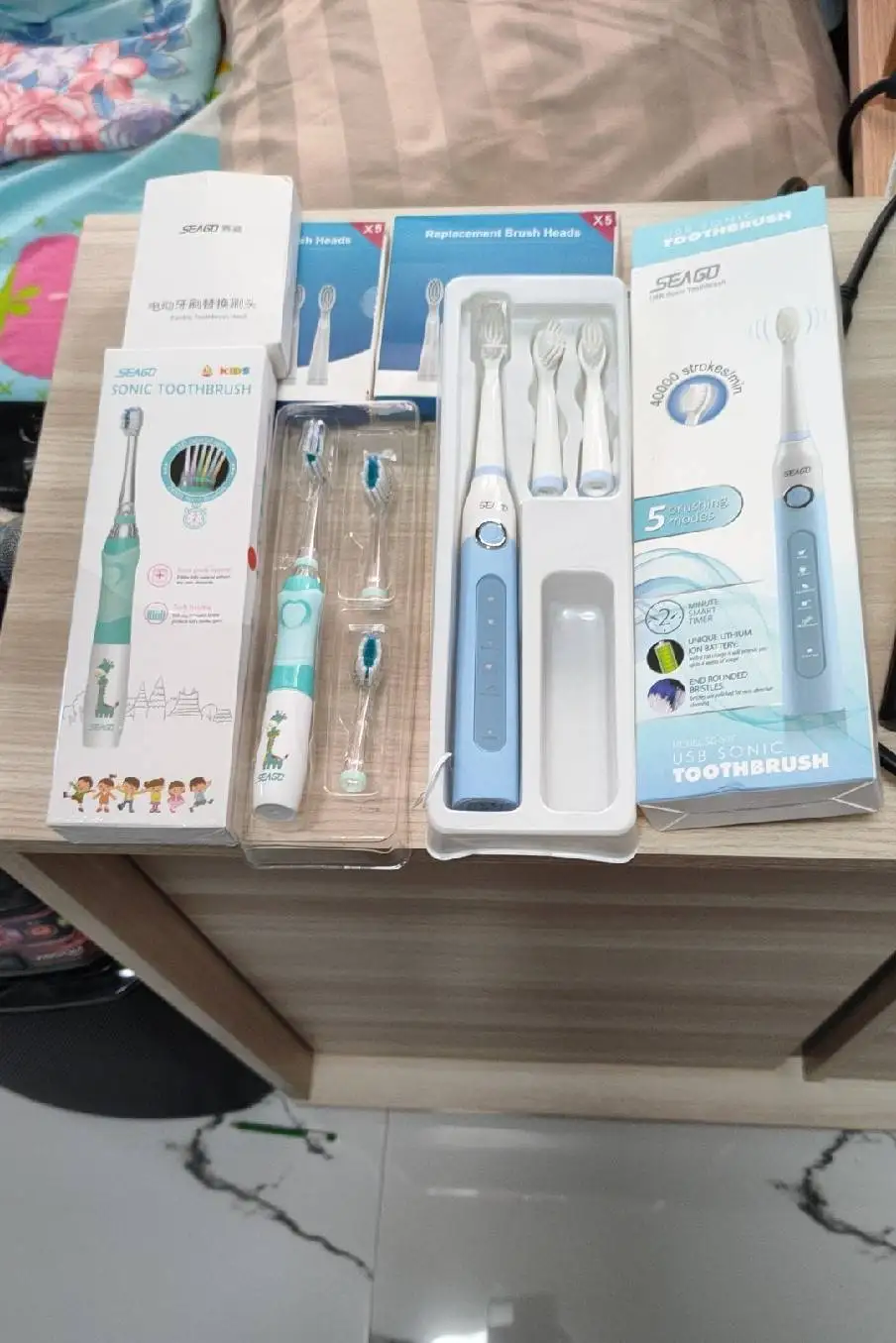 SEAGO SG-977 Szczoteczka soniczna dla dzieci – SonicWhite