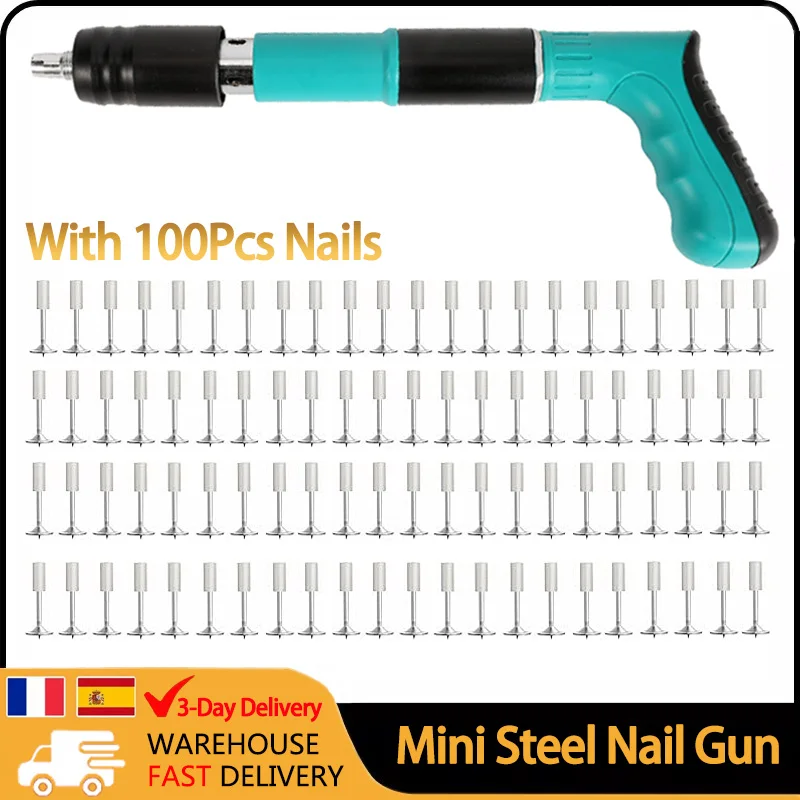 Mini-Manual-Steel-Nail-Gun-Rebite-Ferramenta-Wall-Fastener-Anchor-Wire ...