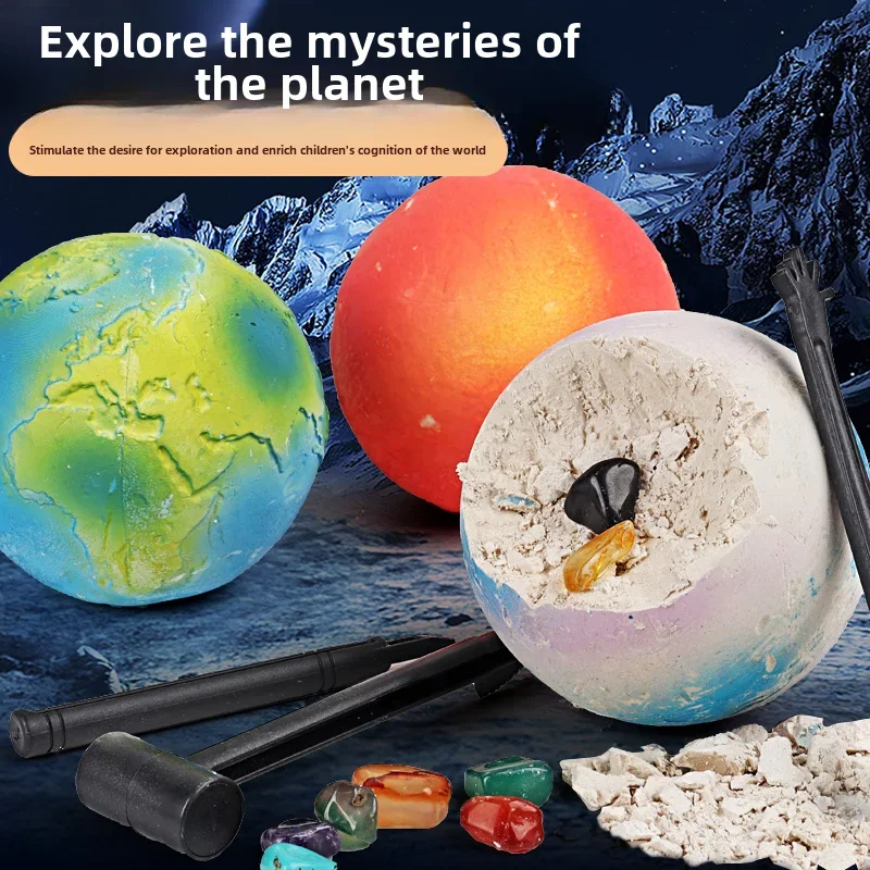 Children-Archaeological-Digging-Toy-Treasure-Planet-Gem-Ore-Exploration ...