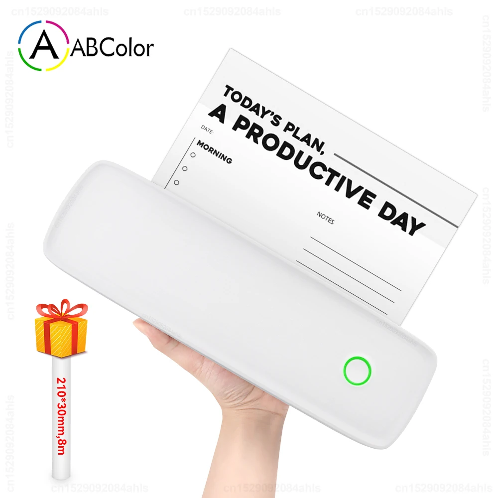 Portable Inkless A4 Thermal Printer Wireless Tattoo Transfer Bluetooth ...