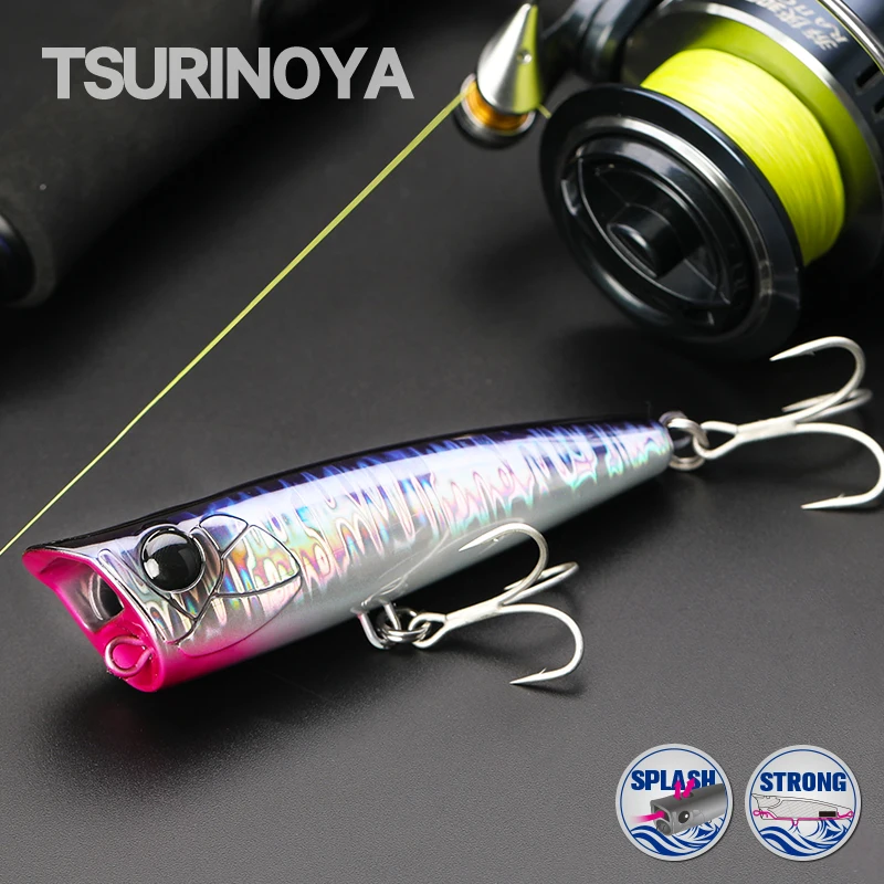 TSURINOYA-Surface-Popper-DASHER-90F-23g-Topwater-Chatterbait-Fishing ...