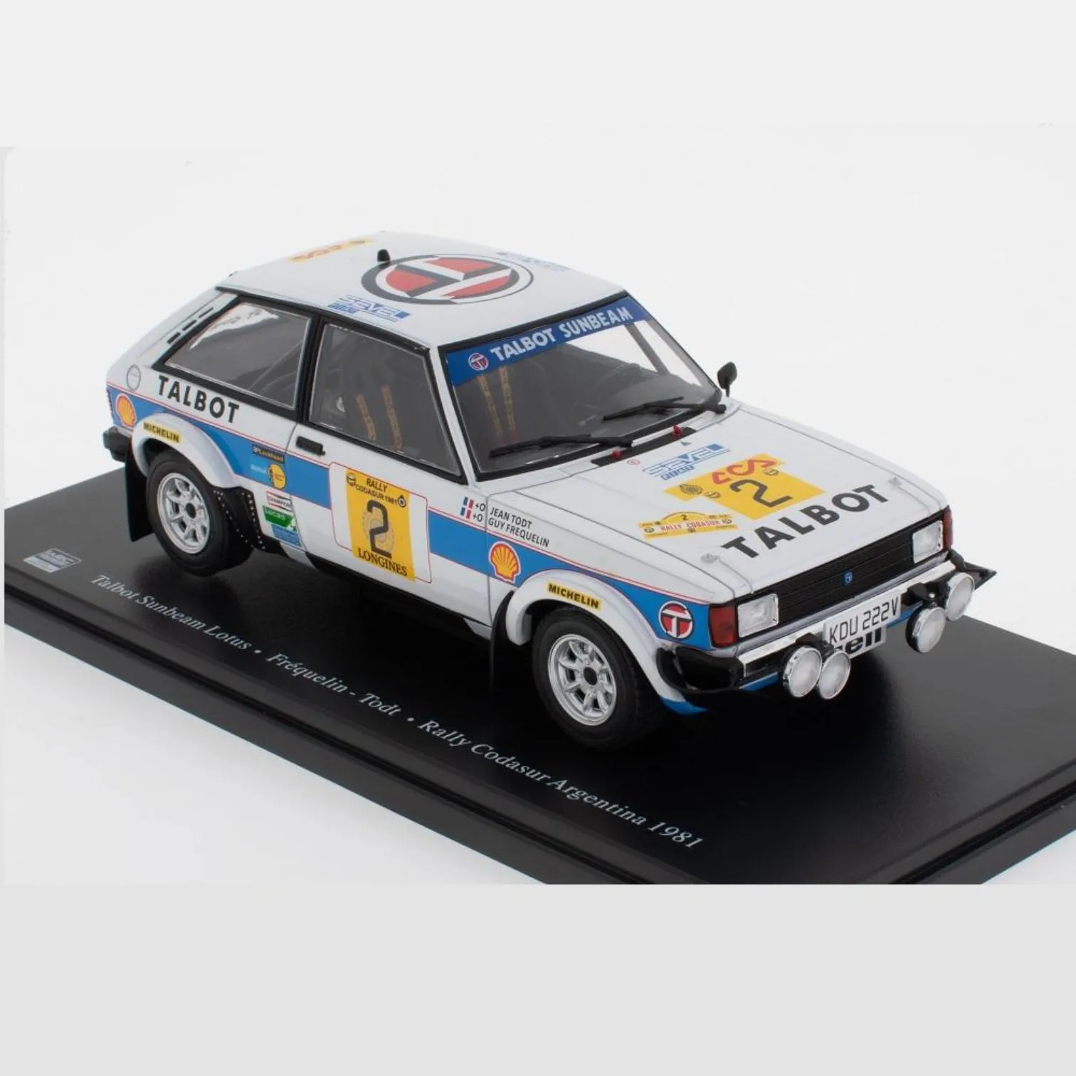 Salvat, French Rally Car Sunbeam Rally Argentina 1981, Scale 1:24 ...