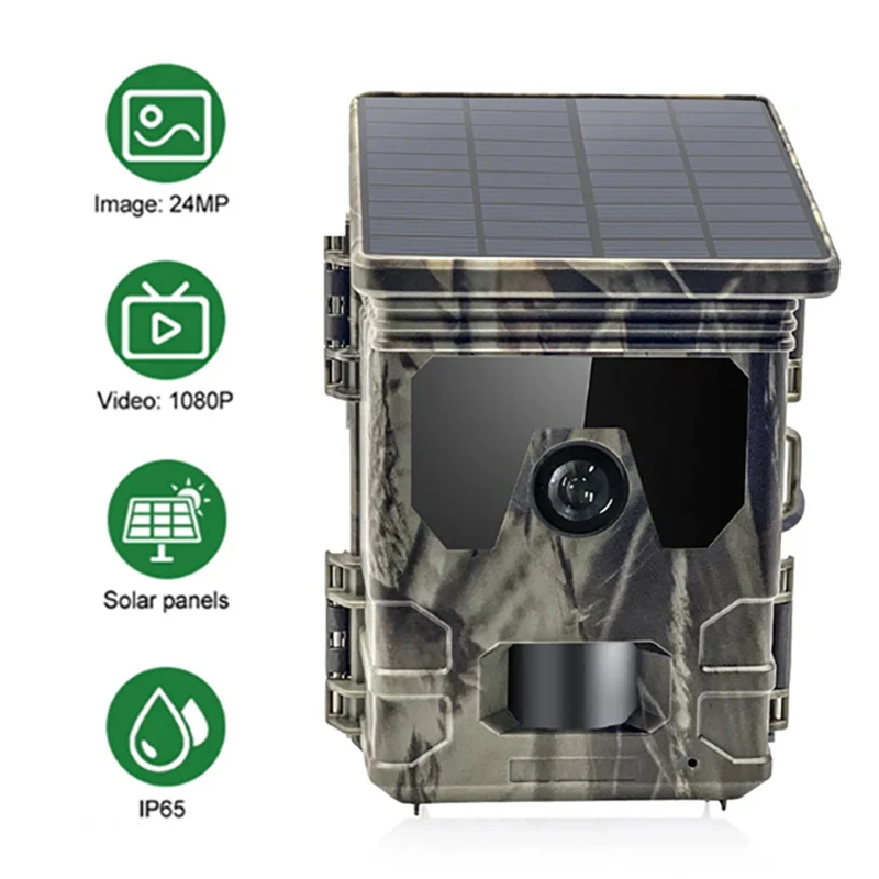 24MP-Solar-Hunting-Camera-Infrared-Night-Vision-Wildlife-Photo-Trap ...