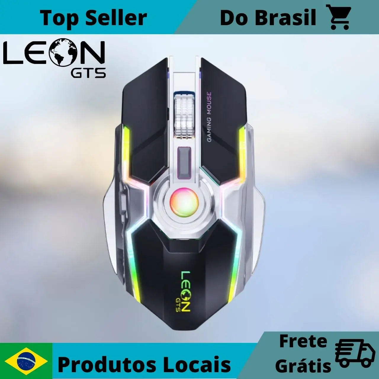 LEON GTS Mouse Gamer G7 com Led RGB r Original compatível com Pc ...