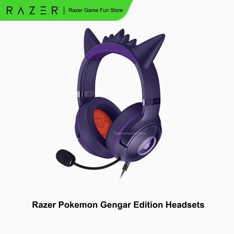 New-Razer-Pokemon-Gengar-Edition-RGB-Kraken-Kitty-V2-Wired-USB-Gaming ...
