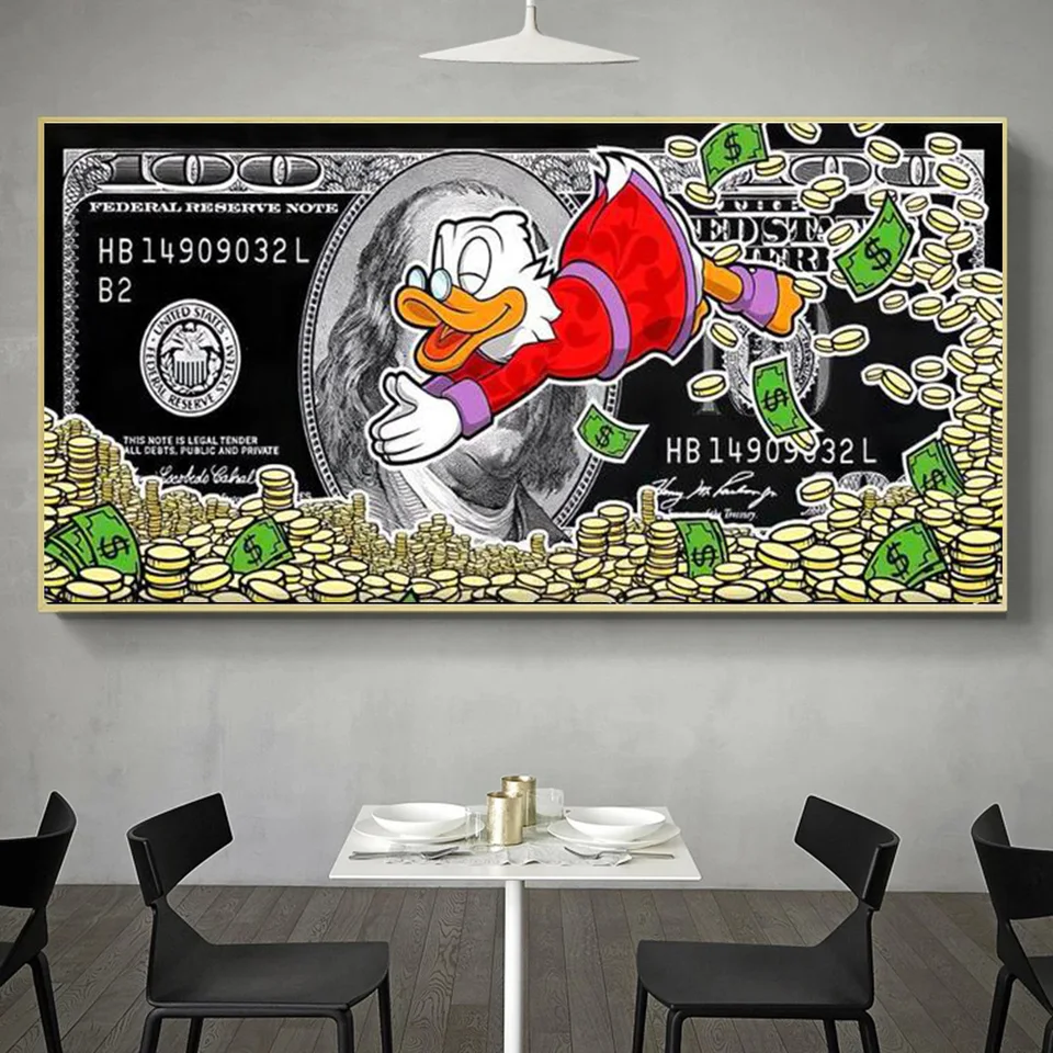 Grafite Do Pato Donald FAT The Daltons Signed Screenprint Street