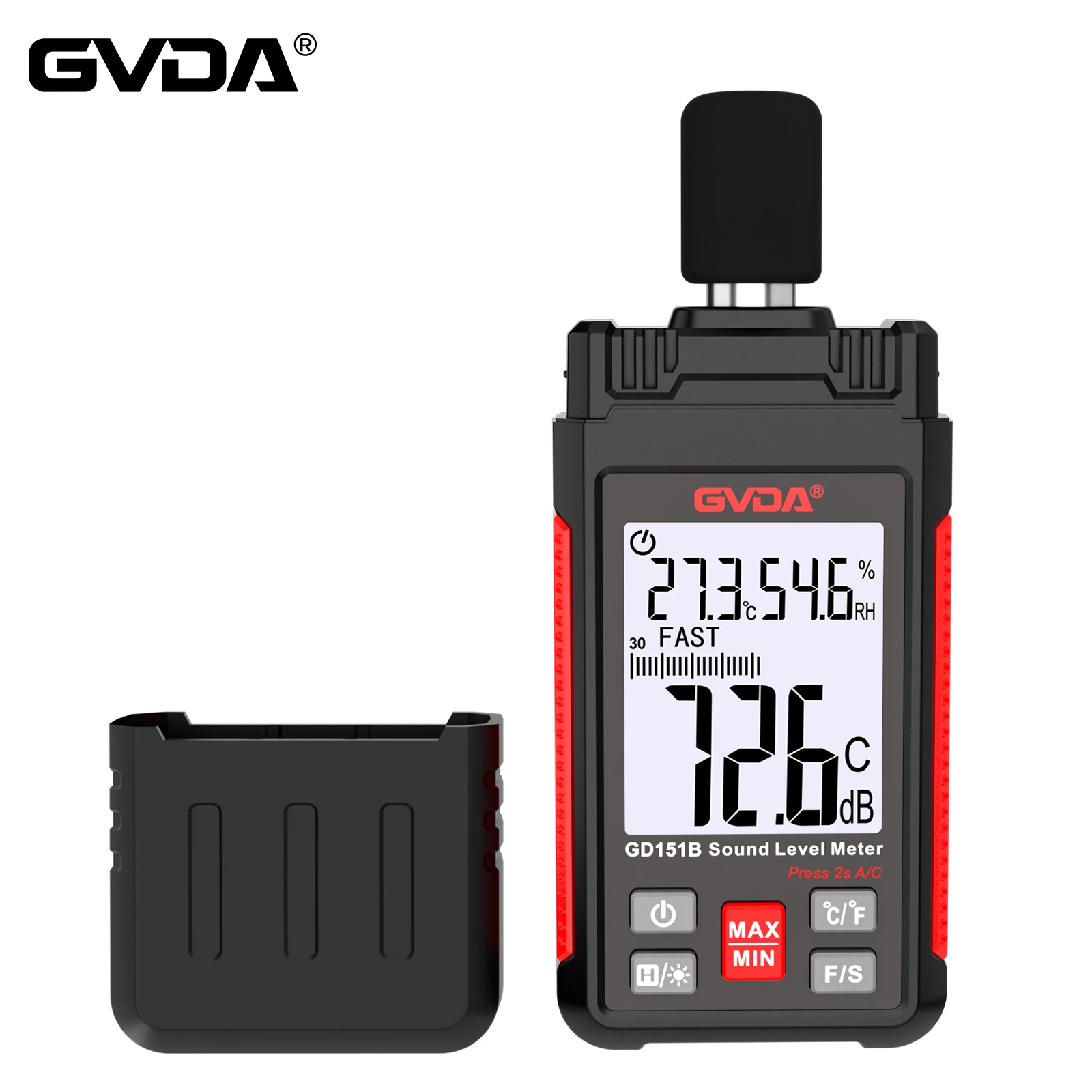 GVDA Digital Sound Level Meter Audio Level Meter Sonometro Sound Meter ...