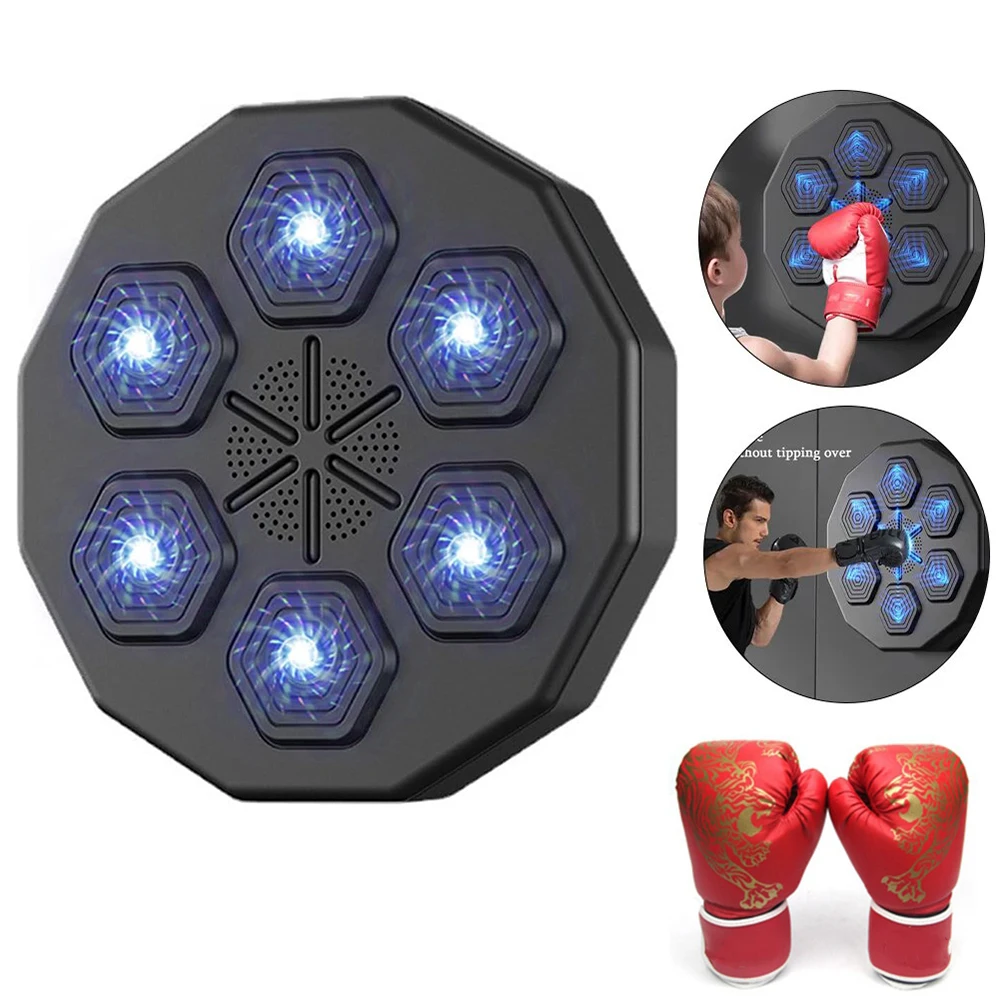 Smart-Music-Boxing-Machine-montado-na-parede-Punch-Bluetooth-Punching ...