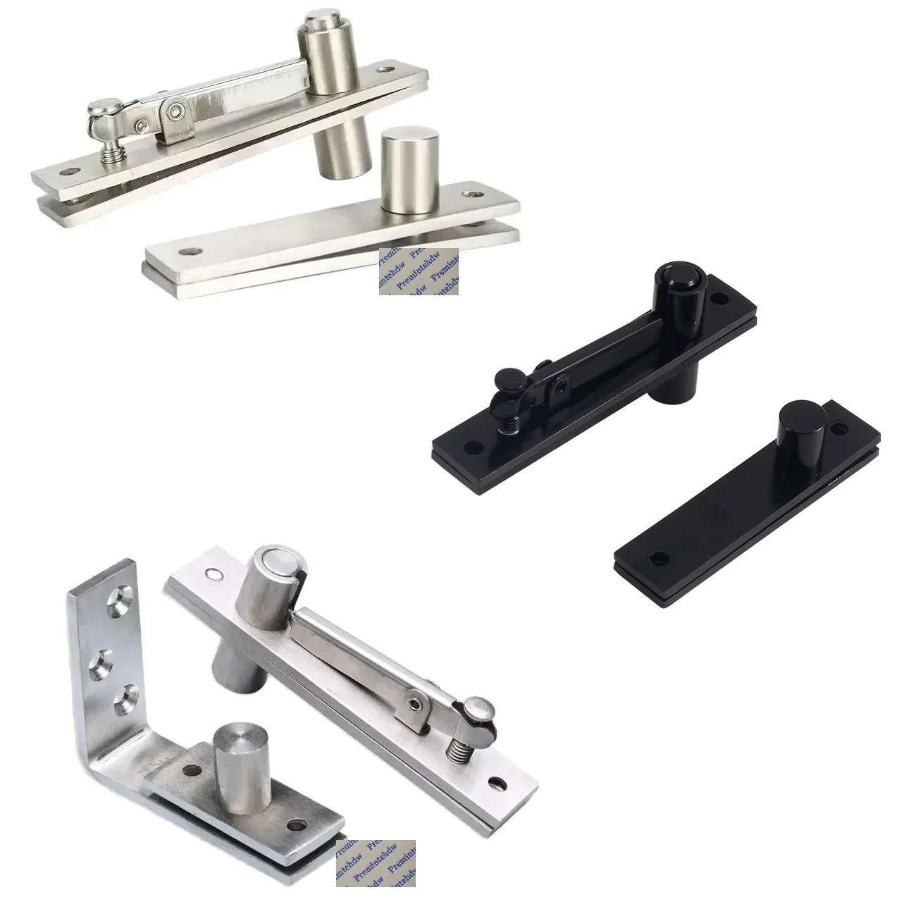 1Pair-Stainless-Steel-Pivot-Hinge-Inset-Door-Top-Floor-Wall-Mounted ...