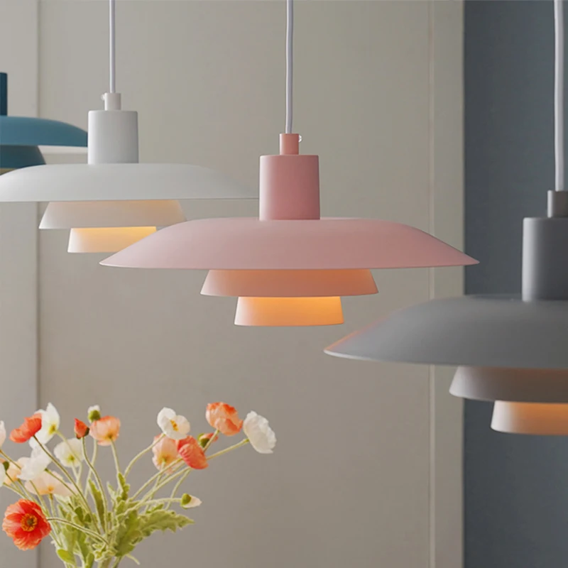 Danish-design-iron-pendant-light-nordic-E27-LED-decorative-chandelier ...