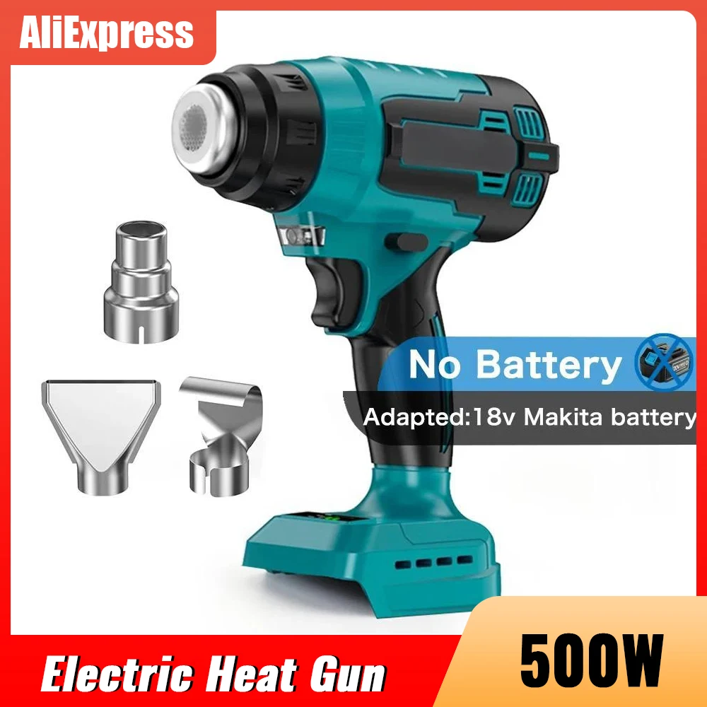 Cordless-Handheld-Heat-Air-Gun-For-Industrial-And-Household-Hair-Dryer ...