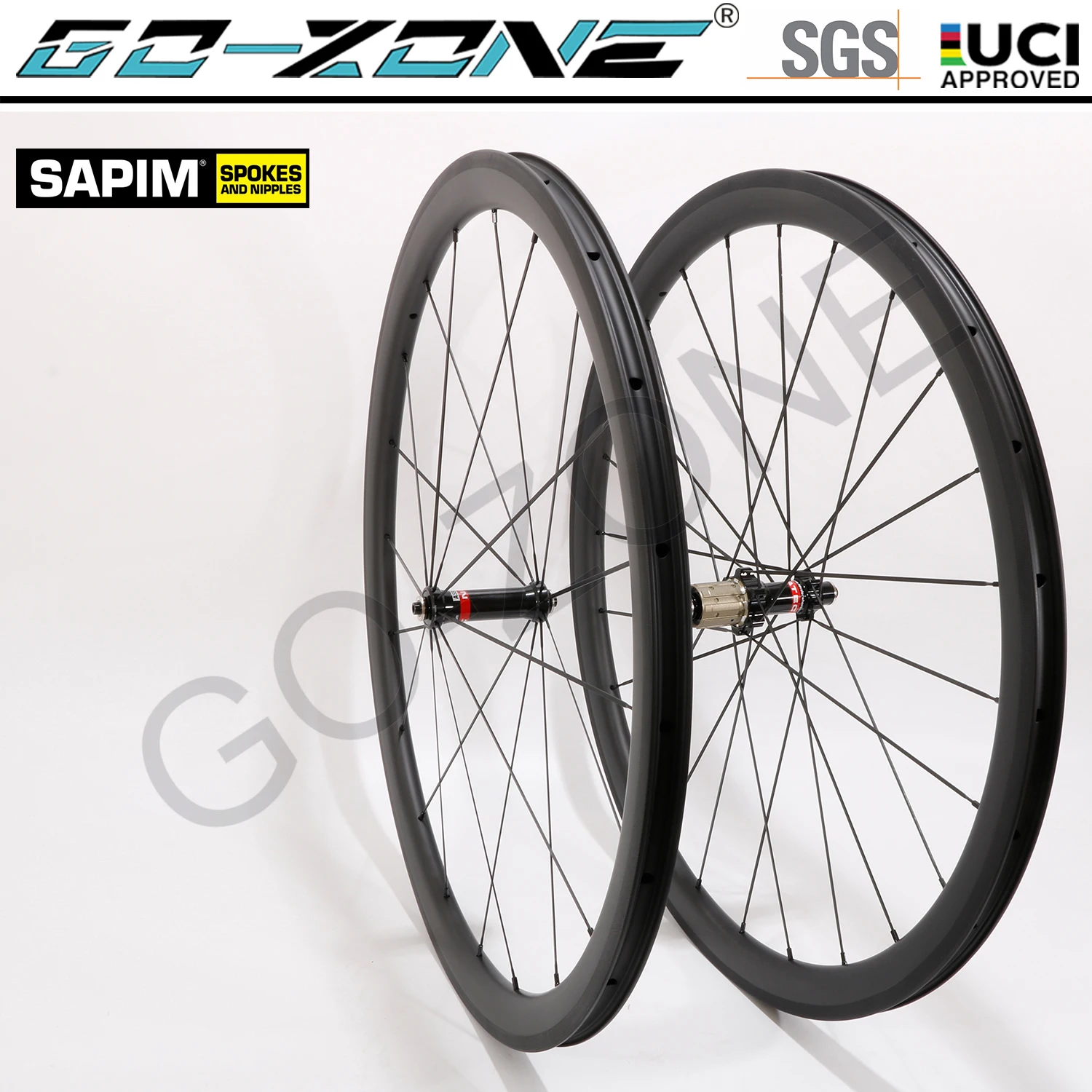 Super-Light-700c-Carbon-Wheelset-Clincher-Tubeless-Rim-Brake-Novatec ...