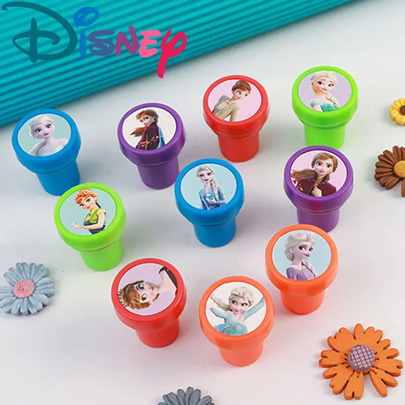 10pcs-set-Anime-Disney-Frozen-Themed-Stampers-Disney-Princess-ELSA-Seal ...