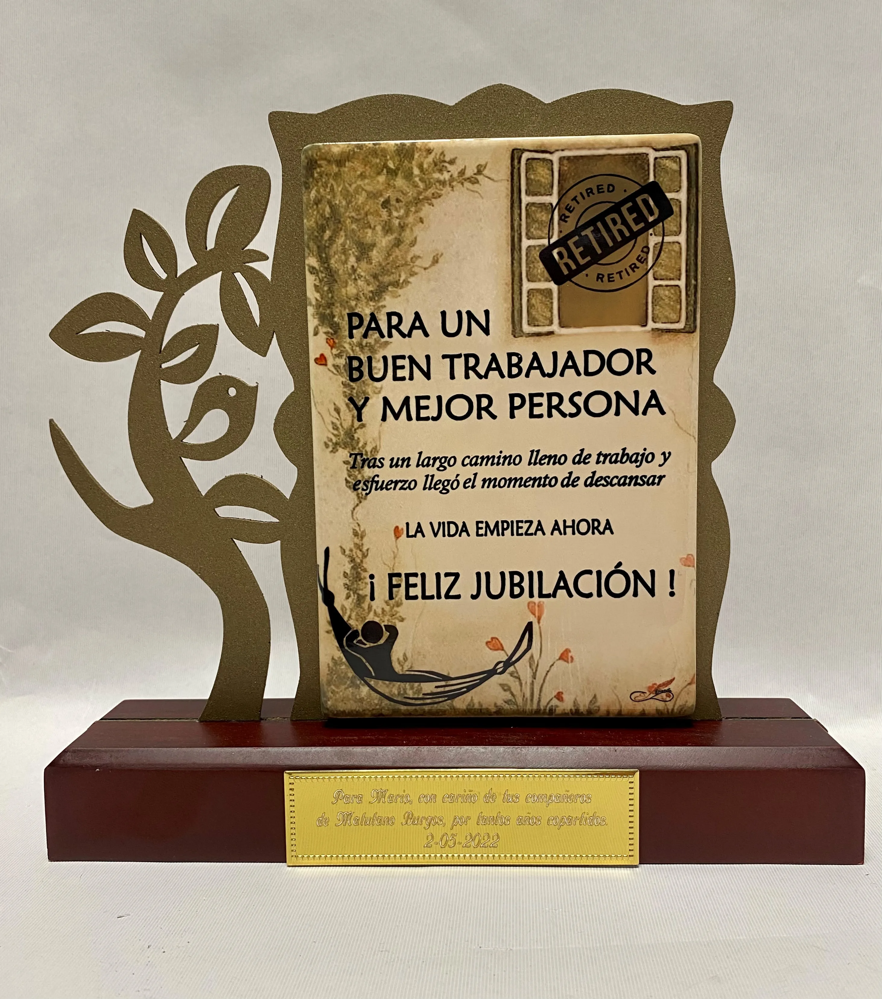 Regalo-para-jubilaci-n-original-PERSONALIZADO-figura-con-dedicatoria ...