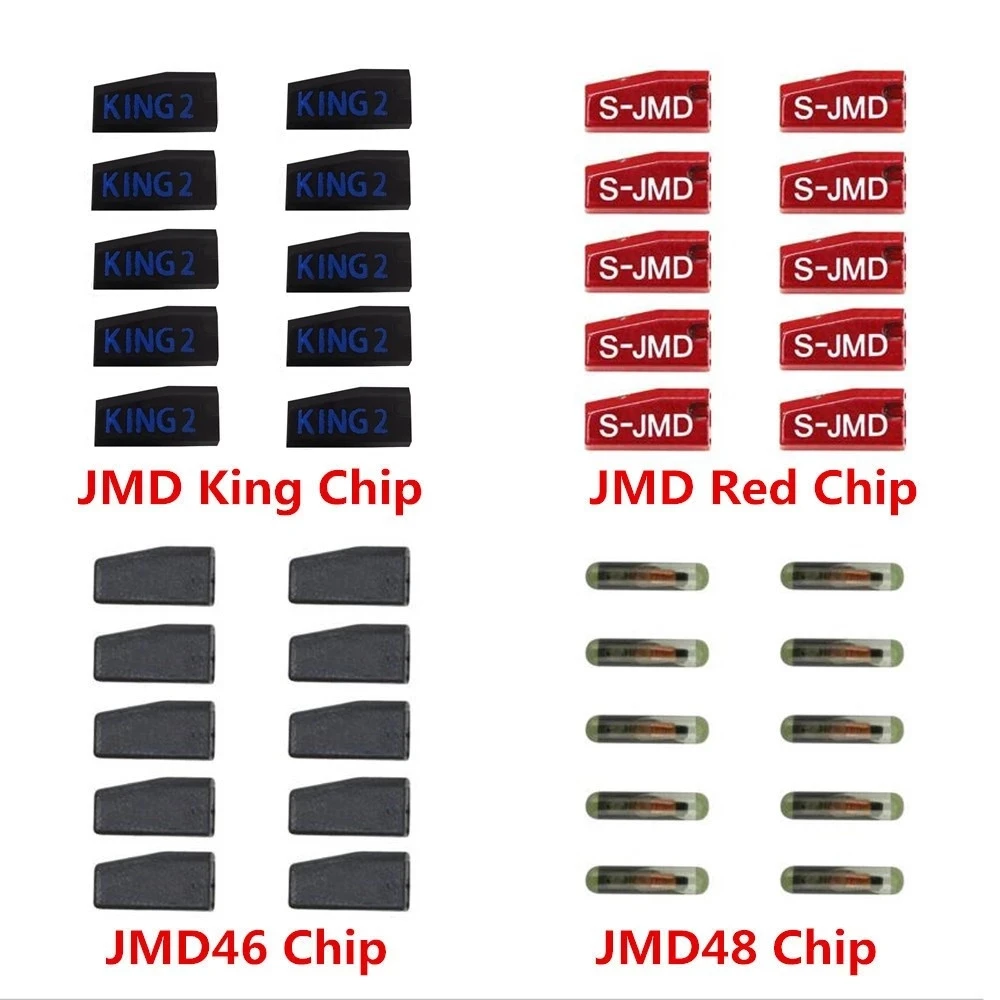 10pcs/lot Jmd King Blue Chip Super Red Chip Jmd48 Id48/jmd46 Id46 Car ...