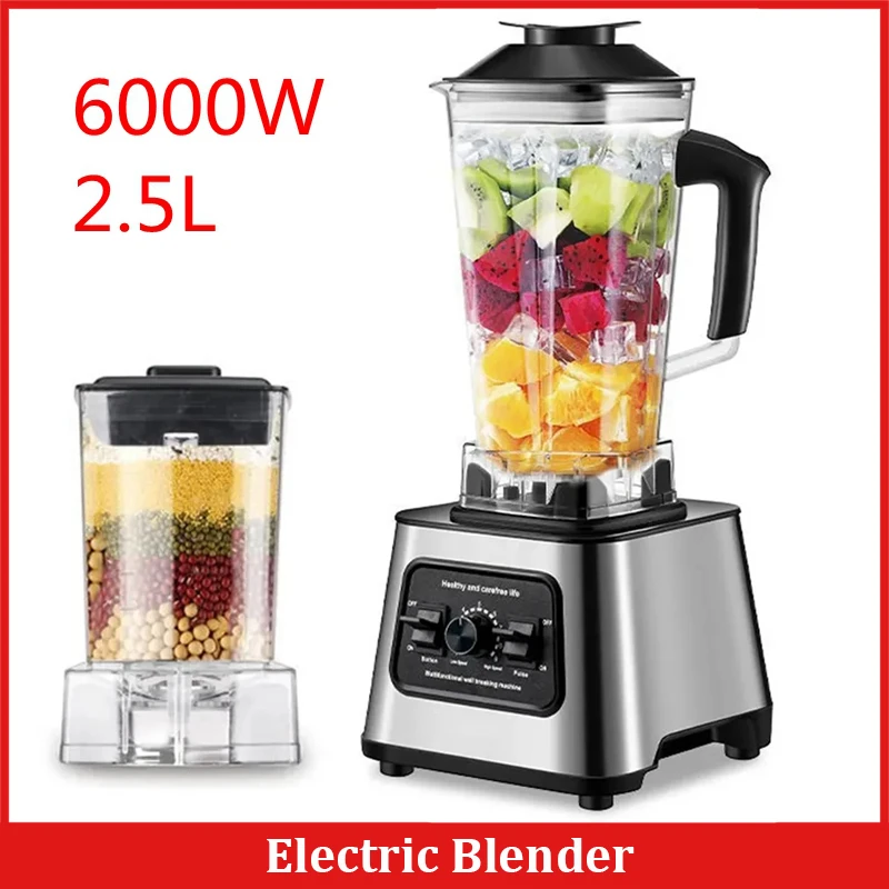 6000W-Powerful-Electric-Blender-Mixer-Juicer-Smoothie-Maker-Table ...