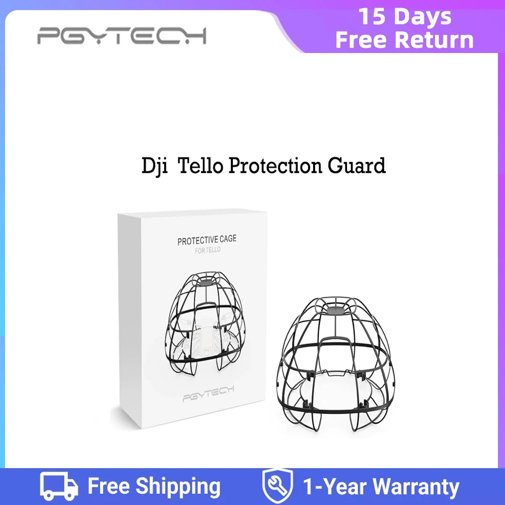 PGYTECH Propeller Guard for Tello Drone New Spherical Protective Cage ...