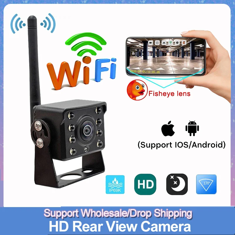 WiFi-Wireless-Truck-Bus-Car-Rear-View-Camera-12V-24V-Automobile-LED ...