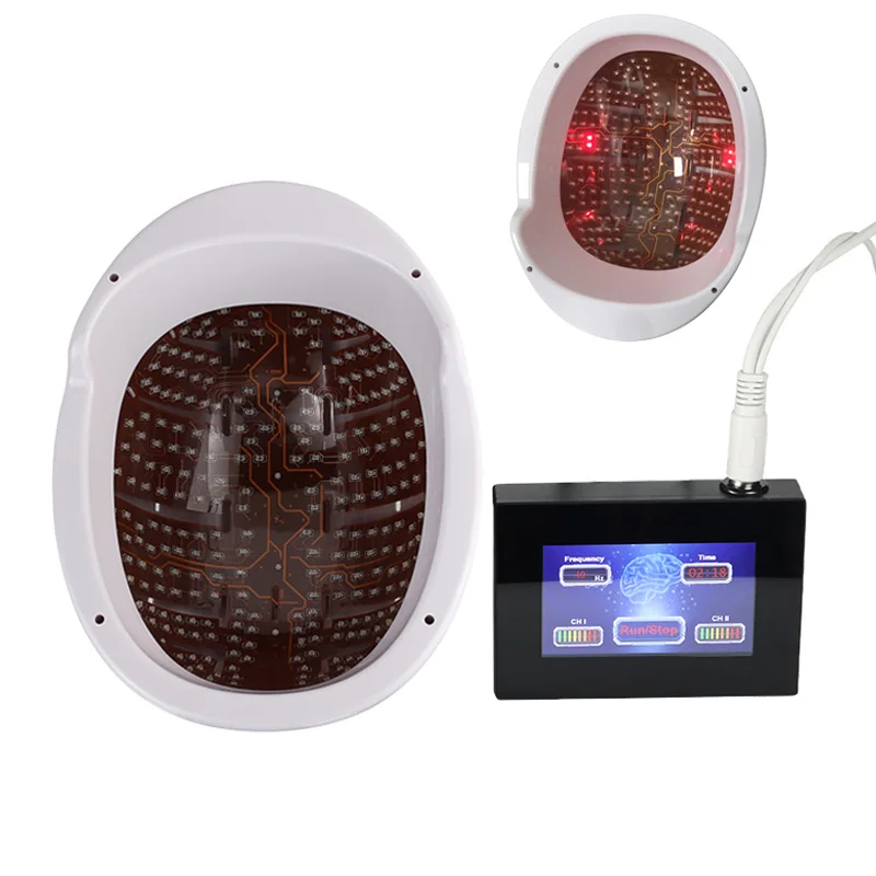 PBM-Neuromodulacion-Brain-Wave-Helmet-810nm-RTMS-Infrared-LED-Light ...