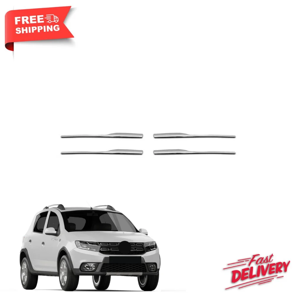 Stepway-chrome-front-grille-for-Dacia-Sandero-2-4-PCs-2013-2019 ...