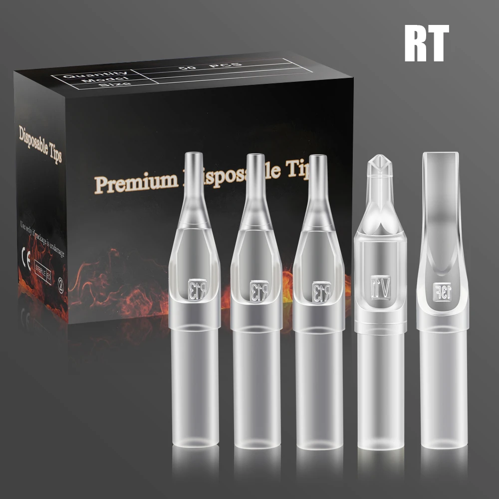 50/100pcs Assorted Disposable 3/5/7/9/11/13/15/18R Round Size Tattoo ...