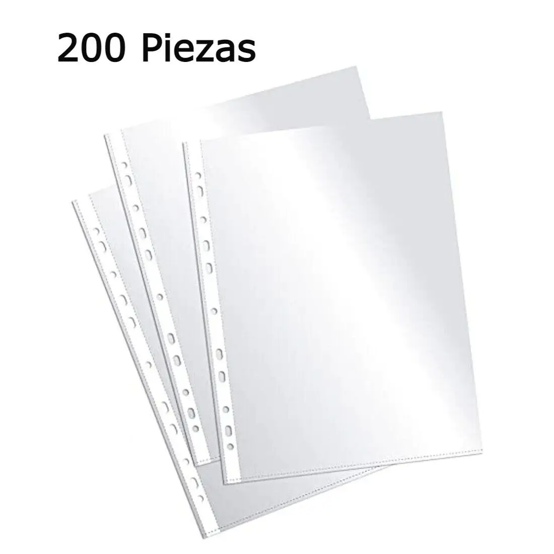Fundas-De-pl-stico-Para-Hojas-A4-200-Unds-40-mirclas-Transparentes-Para ...