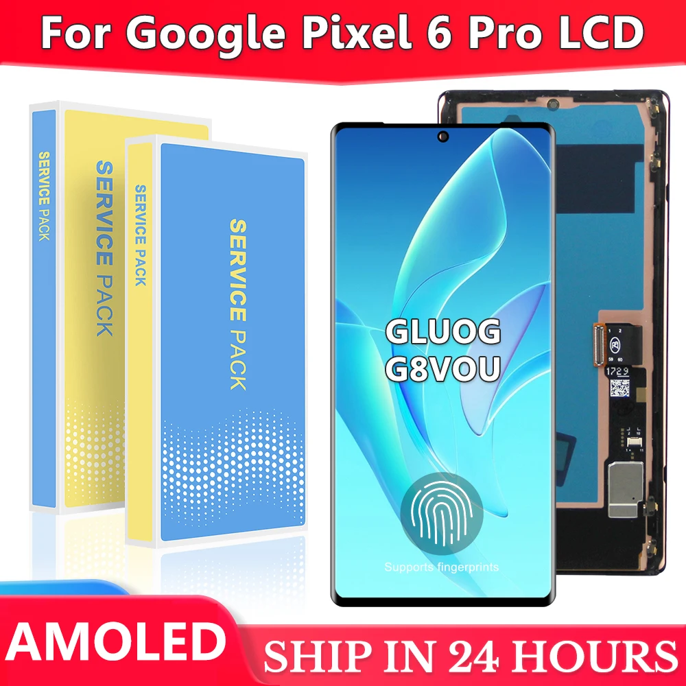 OLED-For-Google-Pixel-6-Pro-GLUOG-G8VOU-LCD-Display-Touch-Digitizer-For ...