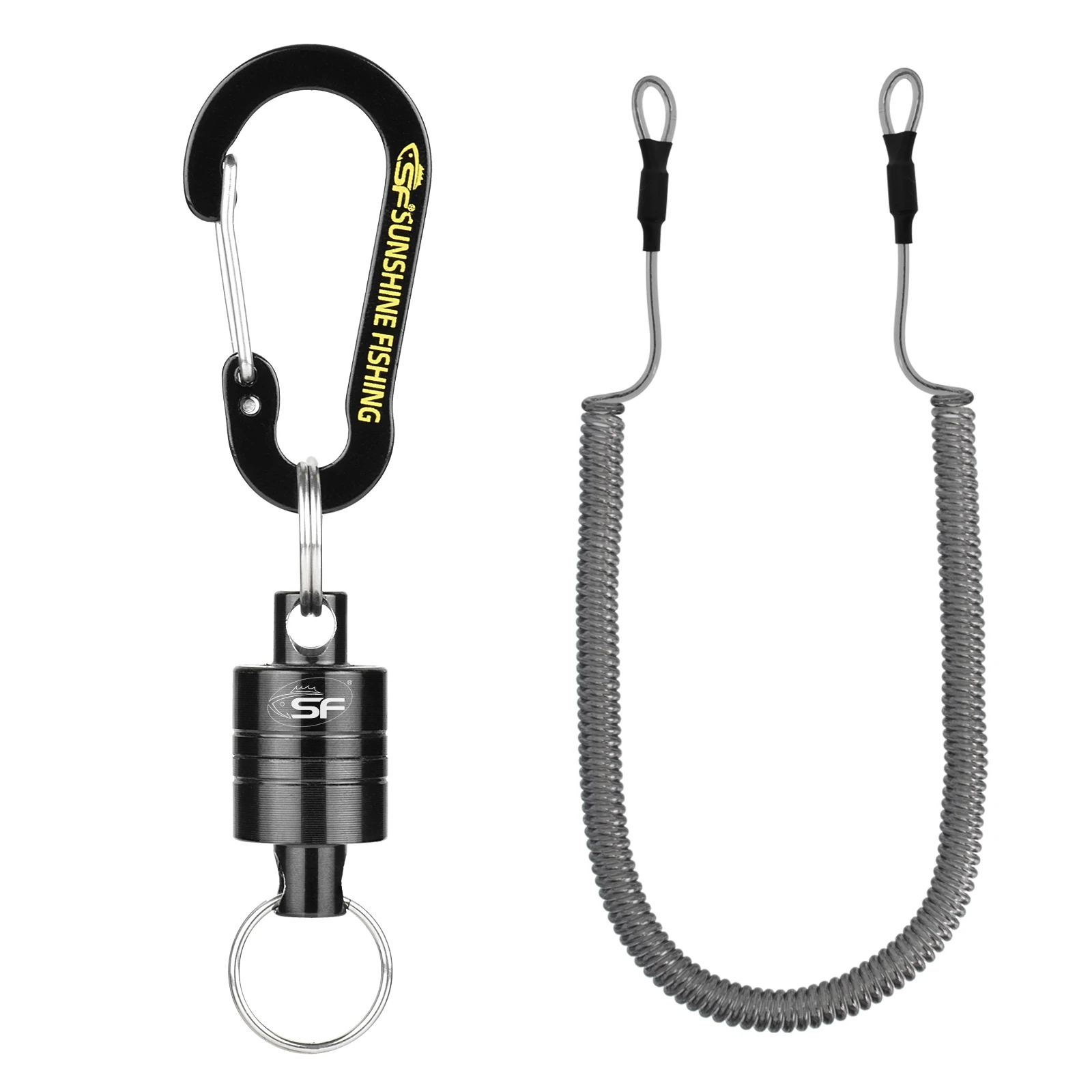 SF-Strongest-Magnetic-Release-Holder-with-Coiled-Lanyard-Carabiner-and ...