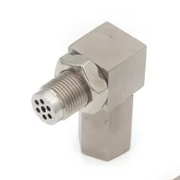 Mini Catalytic Converter 90 Degree Exhaust Pipe O2 Sensor Spacer ...