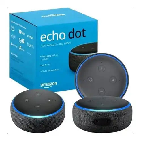 Alexa eco dot alto falante inteligente alexa amazon (3gergeração ...