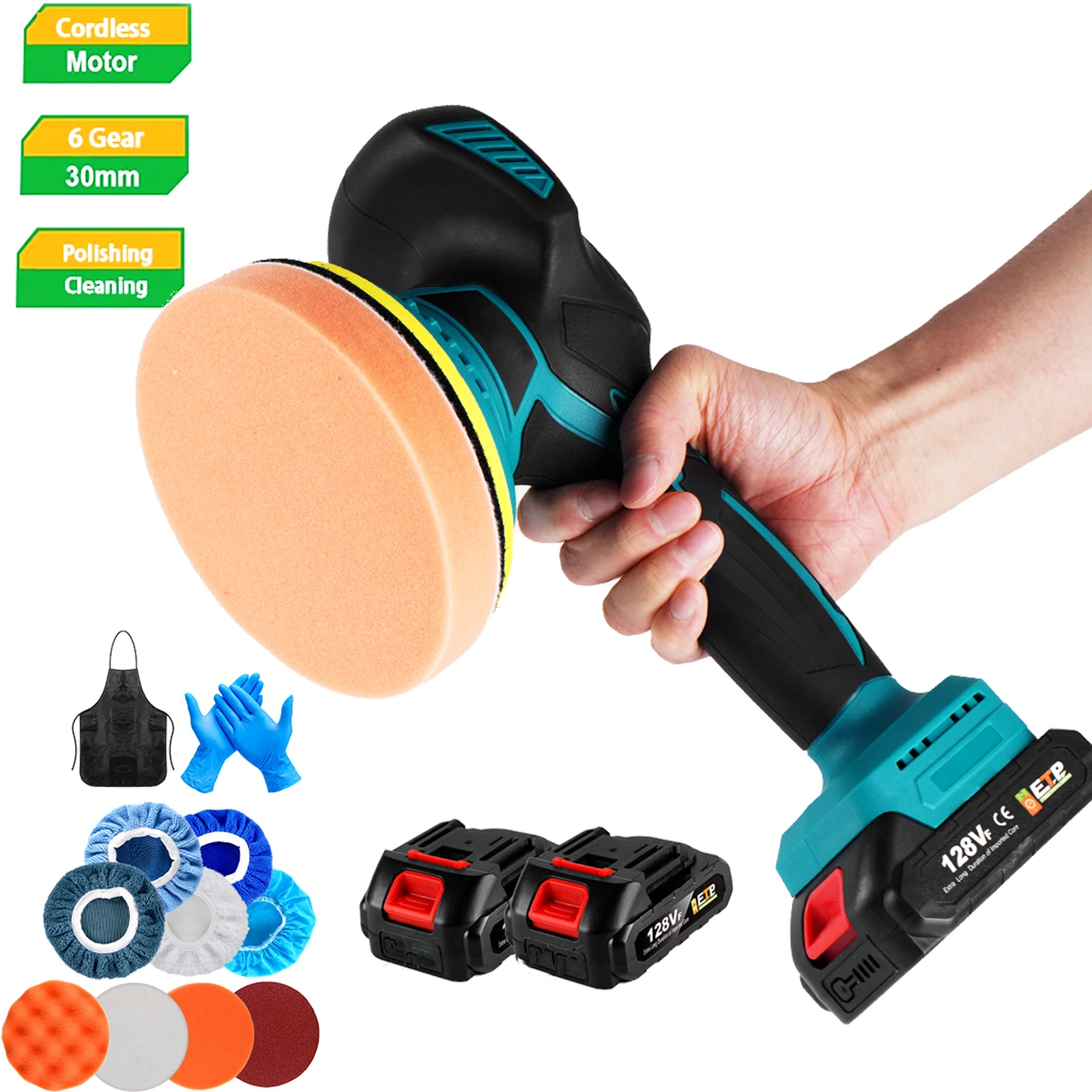 6-speed-Car-Polisher-Cordless-Electric-Auto-Polishing-Cleaning-Metal ...