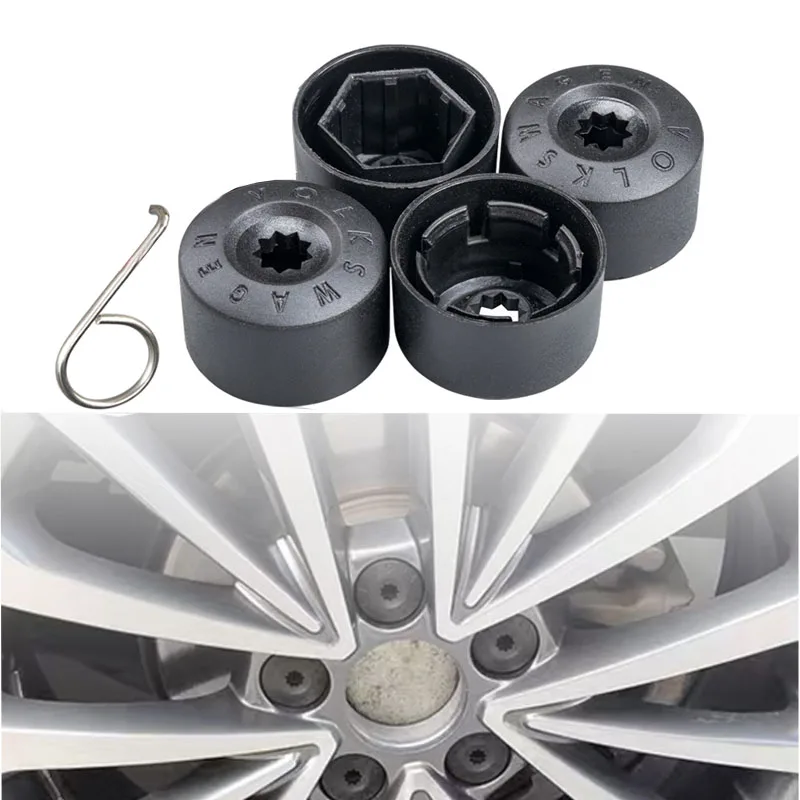 Tapas-de-perno-de-rueda-de-coche-cubierta-de-tornillos-de-neum-tico ...