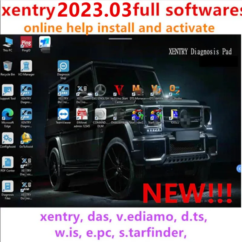 Najnowszy 2023.03 MB gwiazda sd C4/C5/C6 oprogramowanie xentry/DAS ...