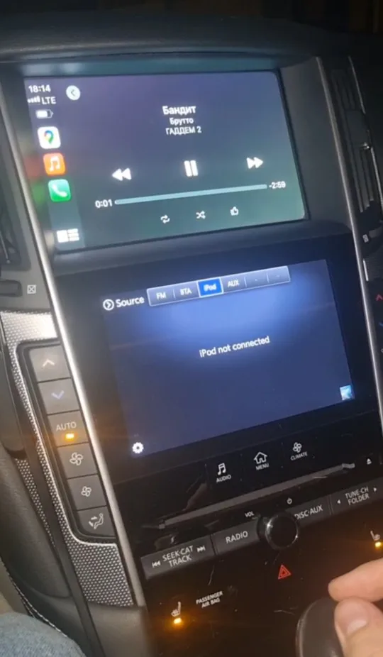 Infiniti Q50 QX50 Q60 QX60 Q70 QX80 Apple Carplay & Android Auto Module ...