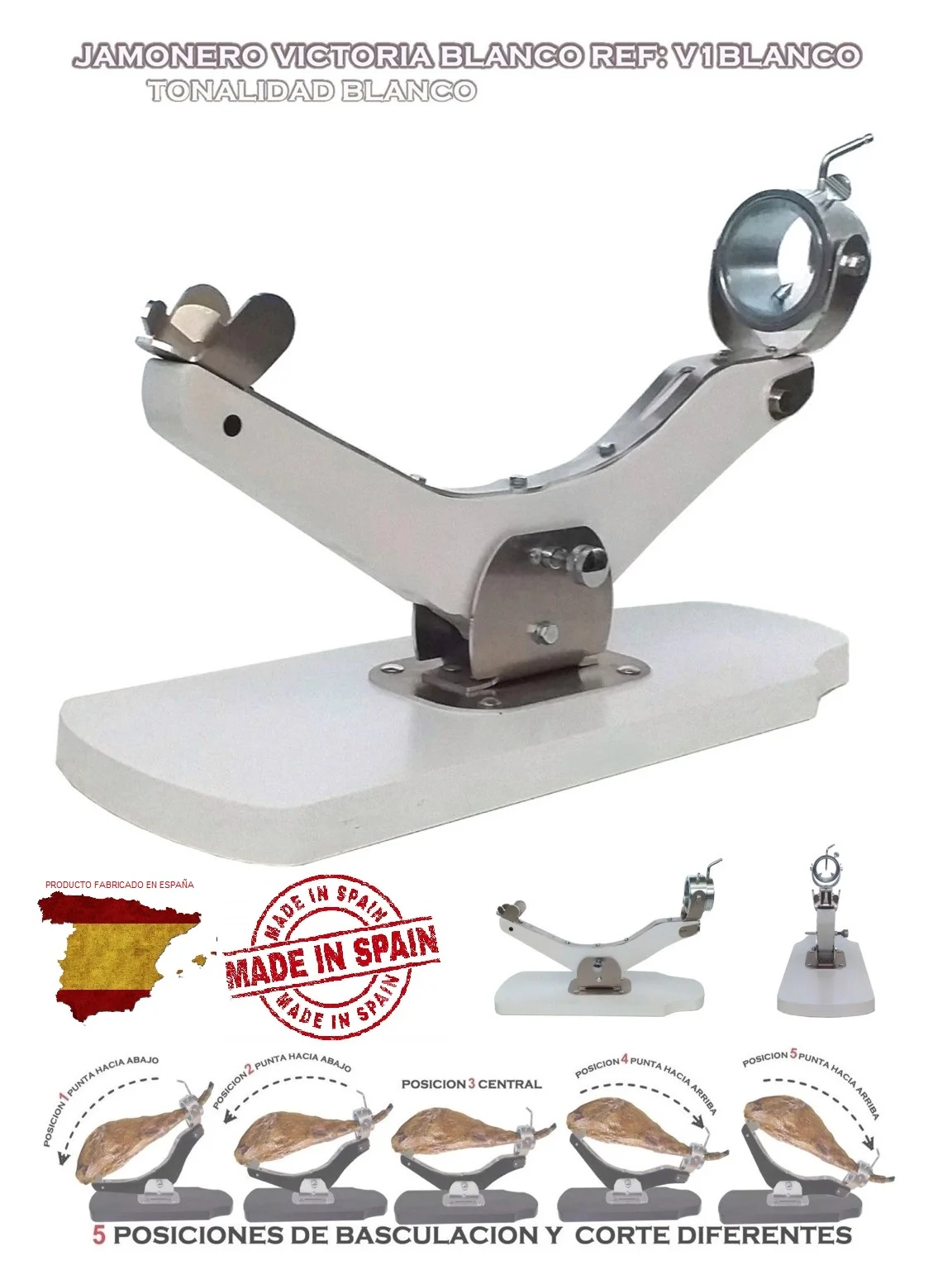 Soporte-jamonero-jamonera-para-cortar-jamon-o-paletilla-giratorio ...