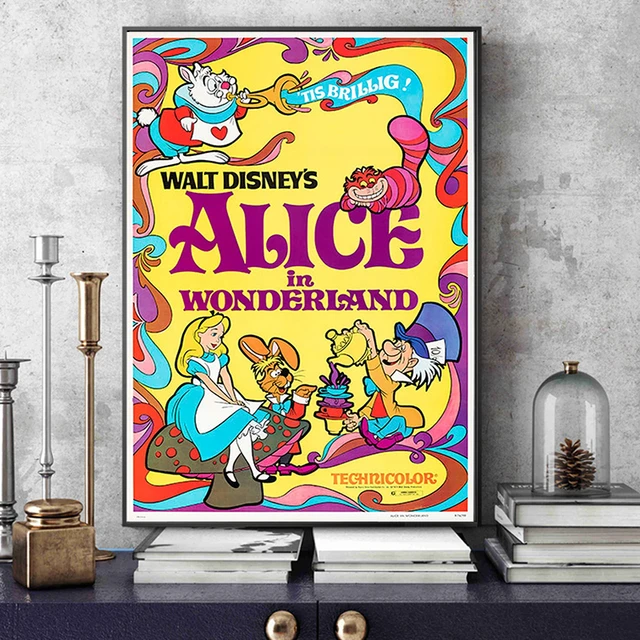Alice In Wonderland Disney Poster