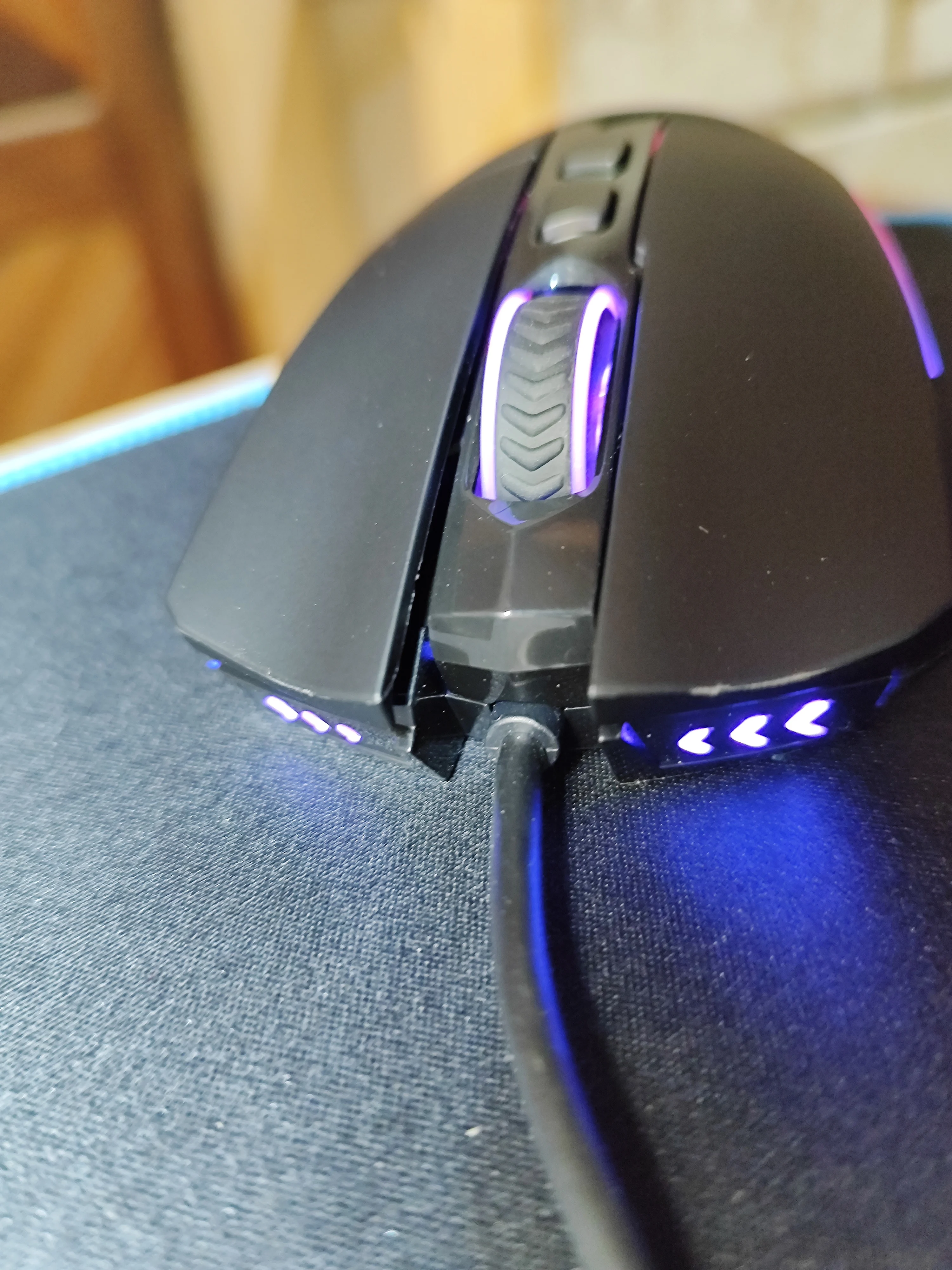 REDRAGON Lonewolf G105 RGB USB Wired Gaming Mouse 8000 DPI 8 buttons ...