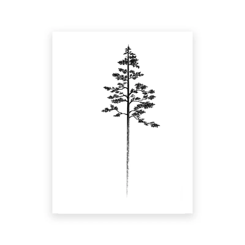 Western Hemlock Tree Tattoo