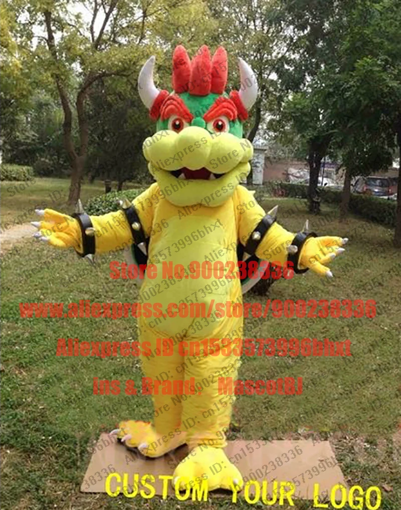 Halloween-Bowser-Monster-Mascot-Costume-Adult-Cartoon-Character-Outfit ...