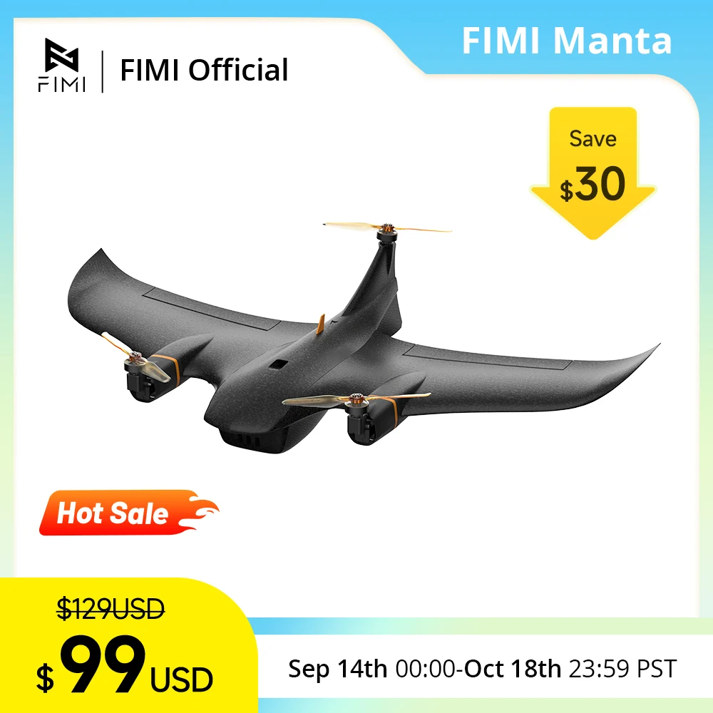 FIMI-Manta-VTOL-Fixed-wing-Tiltrotor-vertical-takeoff-and-landing ...