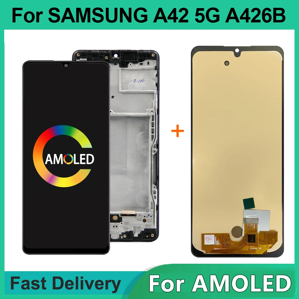For AMOLED For Samsung A42 Lcd A426B A426U Display Touch Screen ...