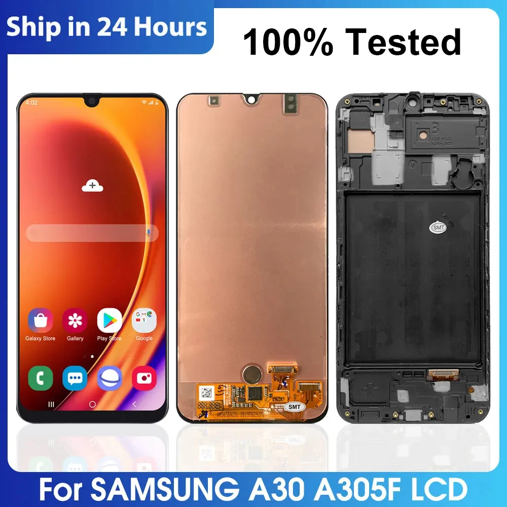 100-Super-AMOLED-For-Samsung-Galaxy-A30-Lcd-Display-Touch-Screen ...